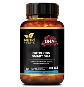NUTRI KIDS SMART DHA black Nutri Health supports brain and eyes